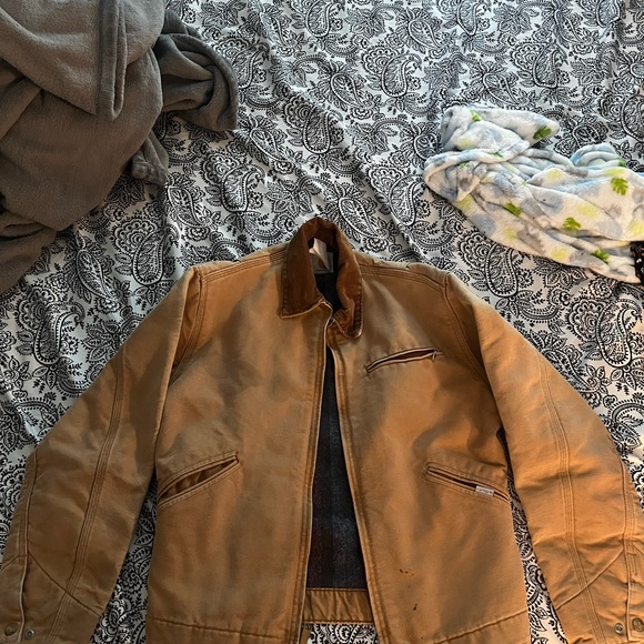 Carhartt | Jackets & Coats | Carhartt Tan Work Jacket S | Poshmark
